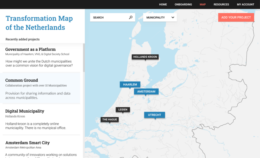 GaaP Map - On the road to Government as a Platform - Digital Society School